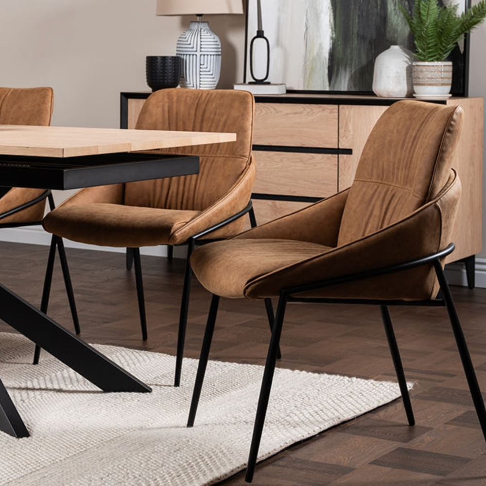 JACKSON DINING CHAIR TAN — hopofurniture