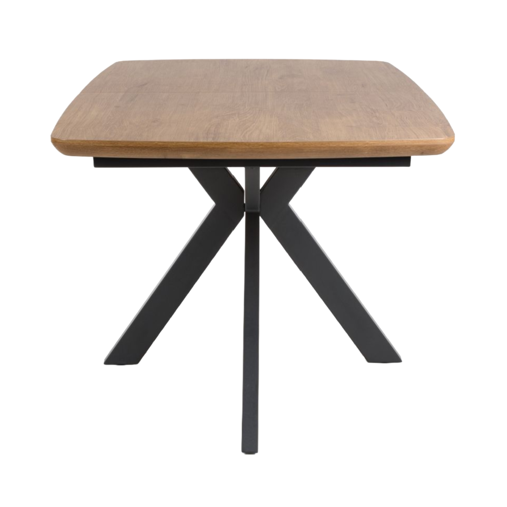 Boston Extending Table 1400mm – 1800mm Rustic Oak — hopofurniture