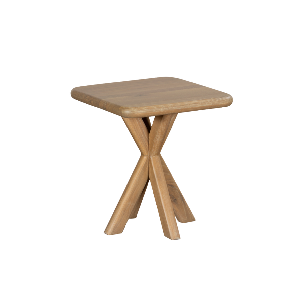 Flynn Natural Oak Side Table — hopofurniture